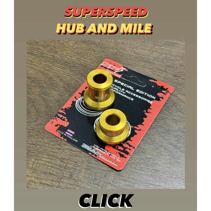 SUPERSPEED HUB AND MILE MIO,RAIDER,WAVE and CLICK | Shopee Philippines