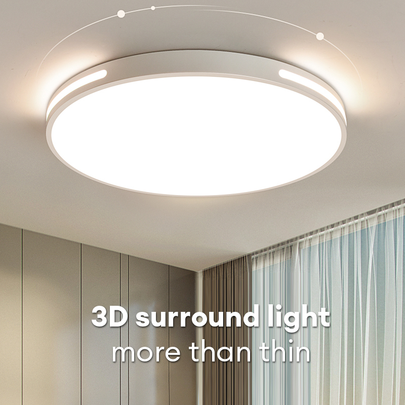 LED ceiling light ultra-thin 3 color ceiling lamp bedroom living room ...