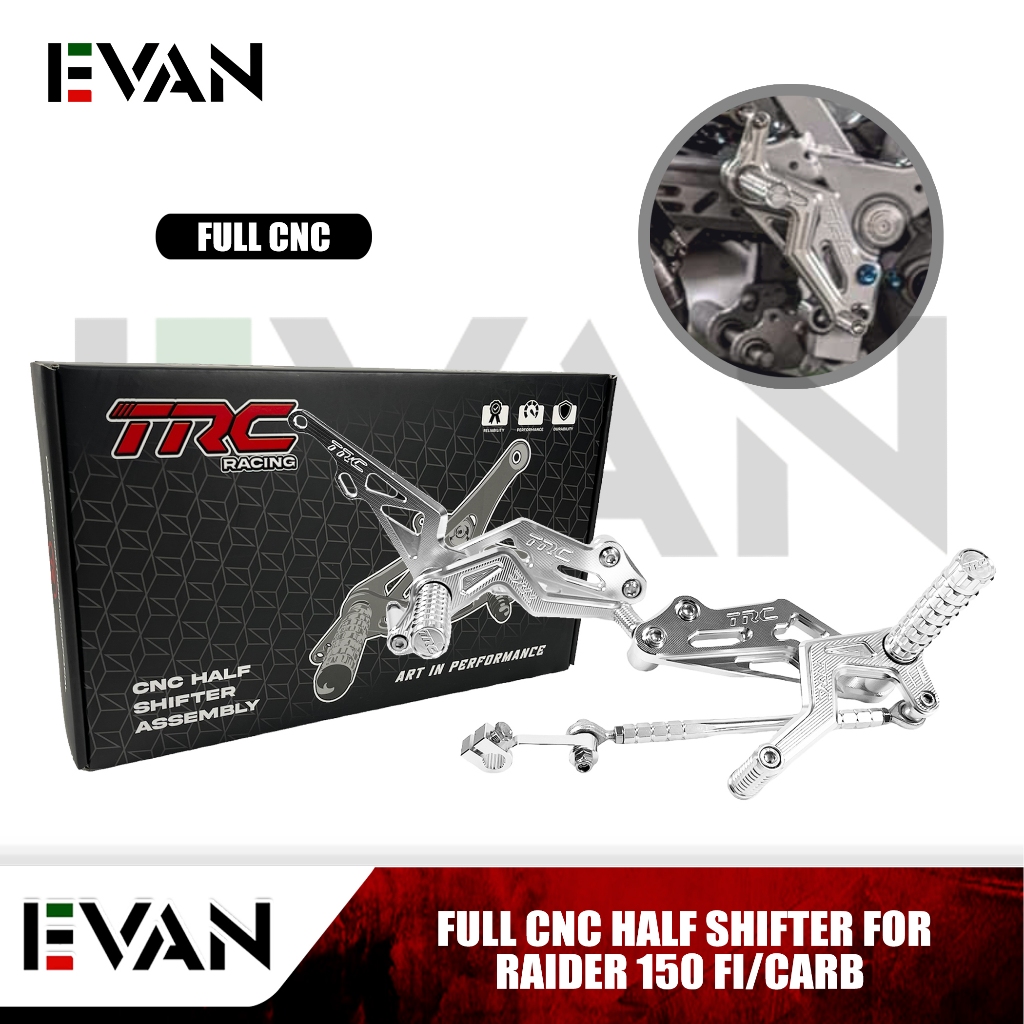 EVAN.COM SUZUKI Raider 150/Fi/Carb TRC Half Shifter Set Exclusive Full ...