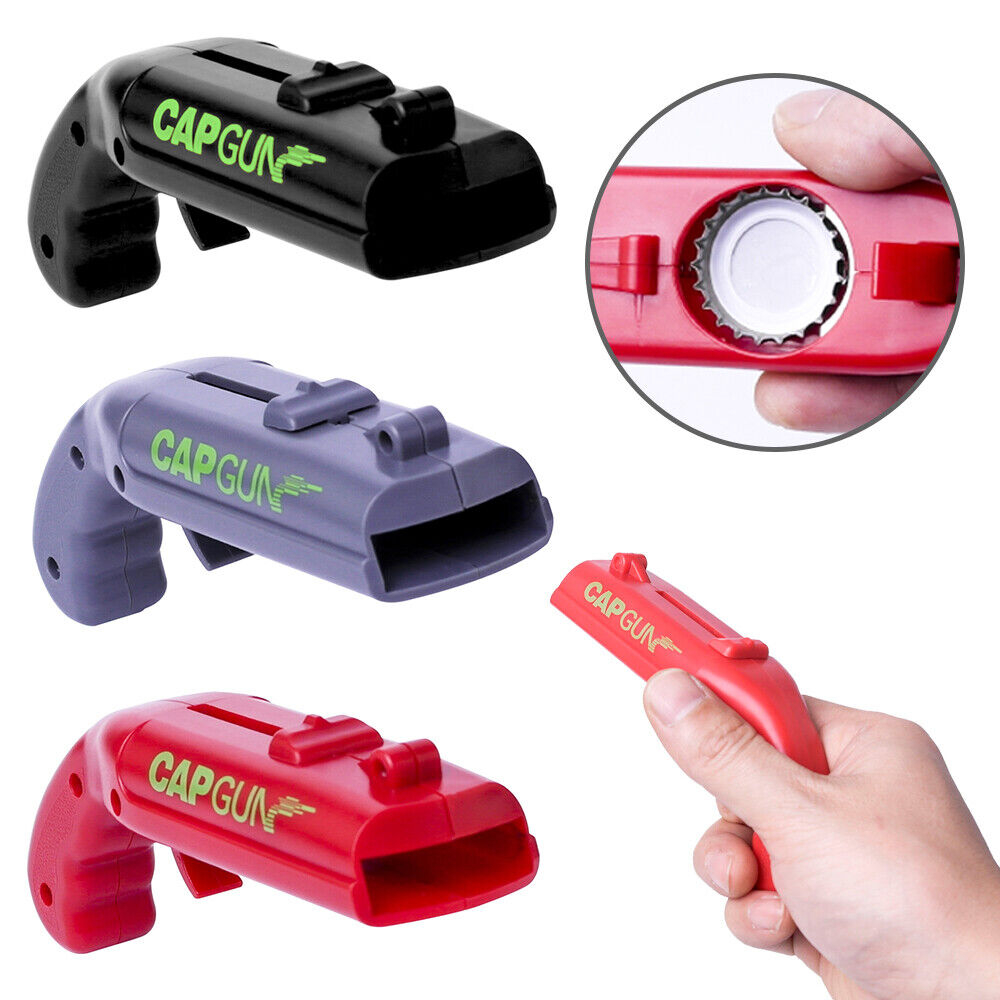 BHM Beer Bottle Opener Creative Pistol Wine Gift Bottle Cap Launcher ...