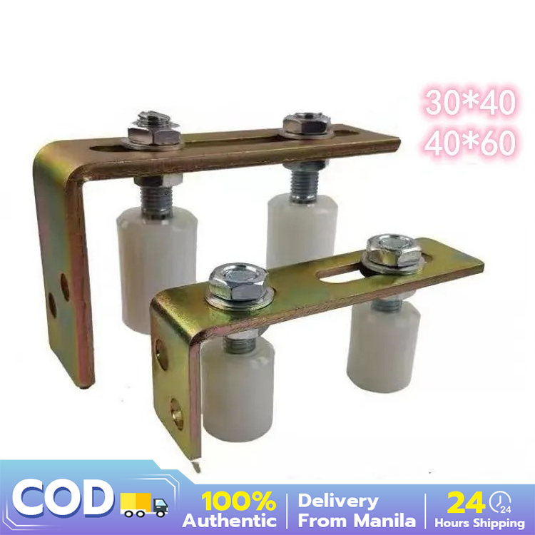 COD Sliding gate top guide nylon rollers with L bracket set upper nylon ...