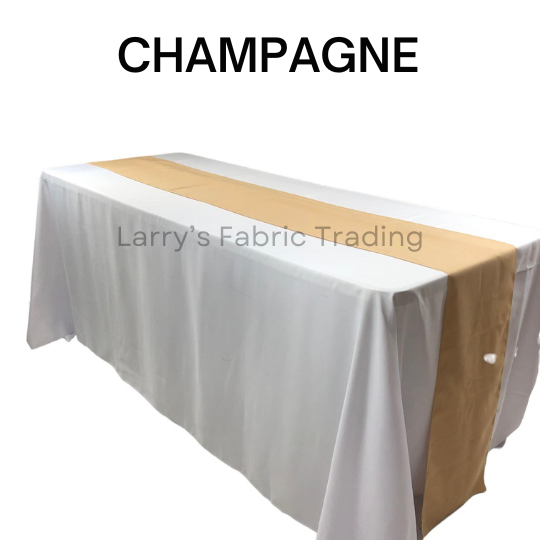 Long Table Runner Katrina US Fabric Wedding Party Hotel Venue Decor ...