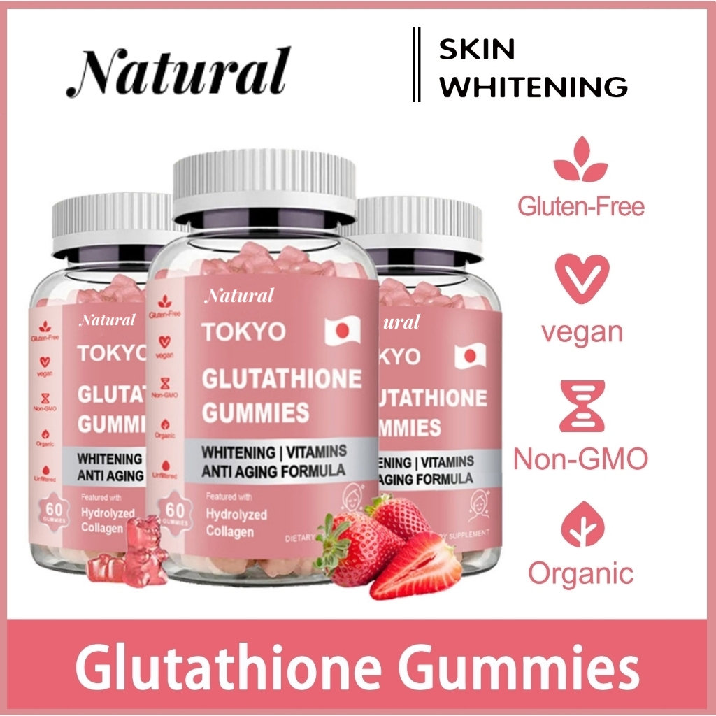 Glutathione Collagen Gummies Anti-Aging Whitening Skin Beauty Collagen ...
