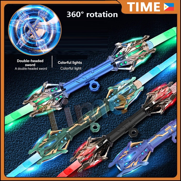 Thunder Star Wand Colorful Telescopic Lightsaber 2-in-1 Flash Finger ...