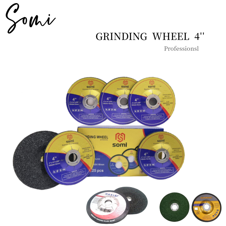 (Per Box/25pcs)Oasis/Somi/Sunrise Grinding Disc Heavy Duty 4'' Of Metal ...
