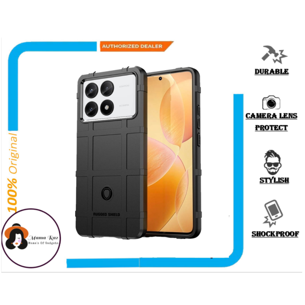 POCO X6 PRO 5G Case RUGGED Shield Armour Case | Shopee Philippines