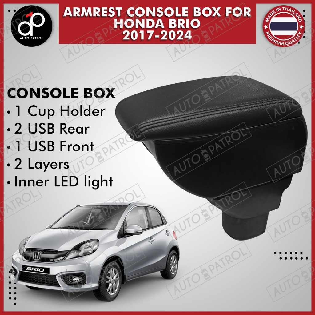 HONDA BRIO 2017-2024 Arm Rest Armrest Console Box / Refitting Car ...
