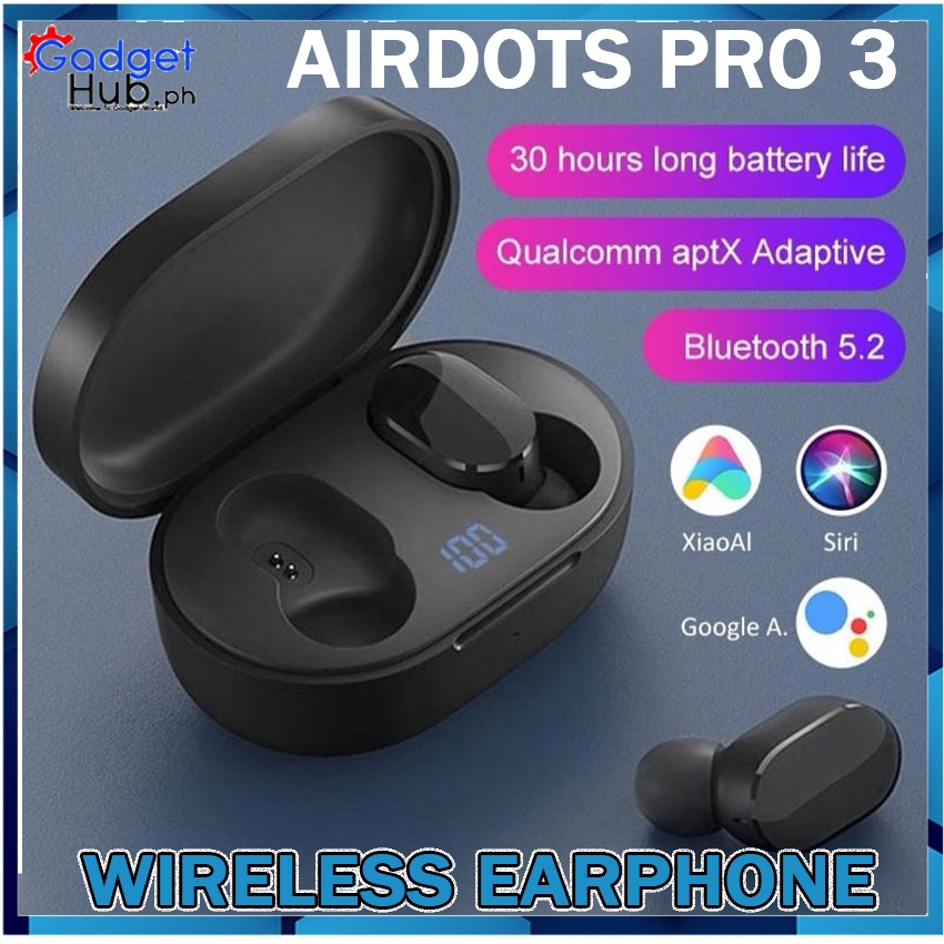 AIRDOTS Pro 3 TWS Wireless Headphones Bluetooth 5.2 With Microphone ...