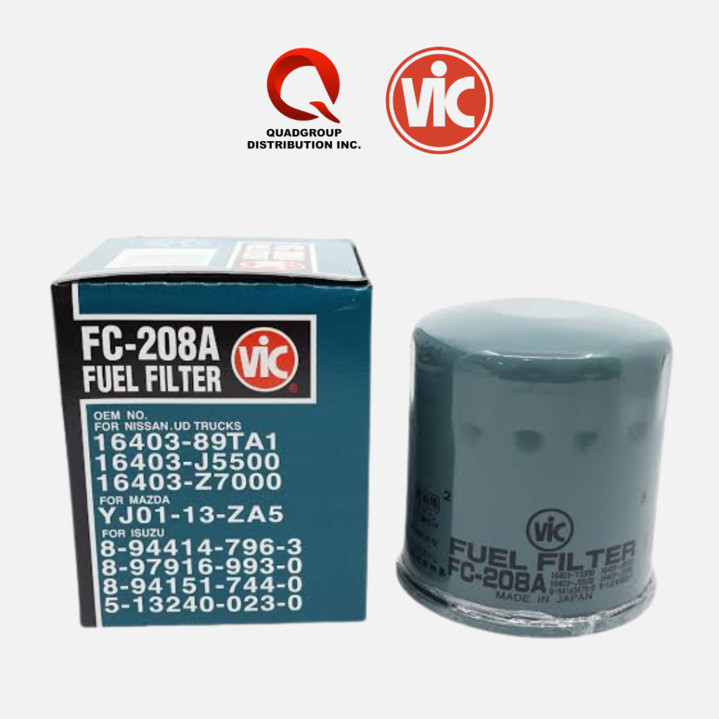 VIC FILTERS - FC-208A FUEL FILTER | Shopee Philippines
