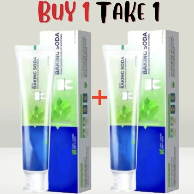 BUY 1 TAKE 1 BAKING SODA LONG LASTING MINT FLAVOR TOOTHPASTE 180G ...