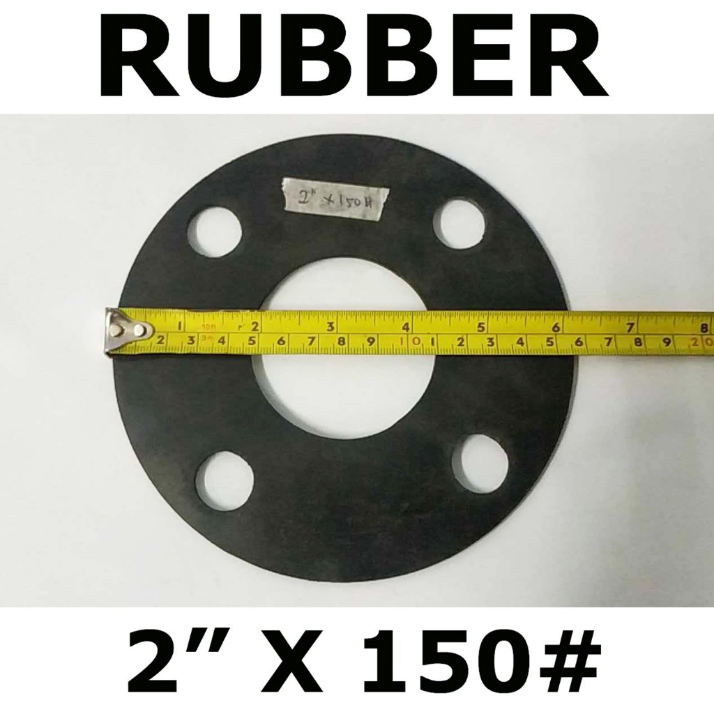RUBBER GASKET FOR SLIP ON FLANGE 2" X 150# ASTM 150 == RUBBER FLANGE ...