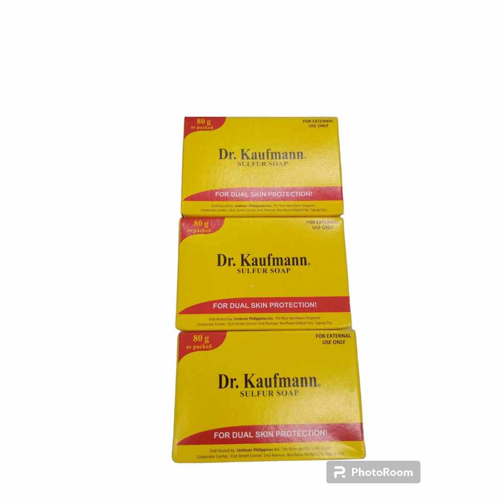 Dr. Kaufmann Sulfur Soap 80g ( 3pcs) | Shopee Philippines