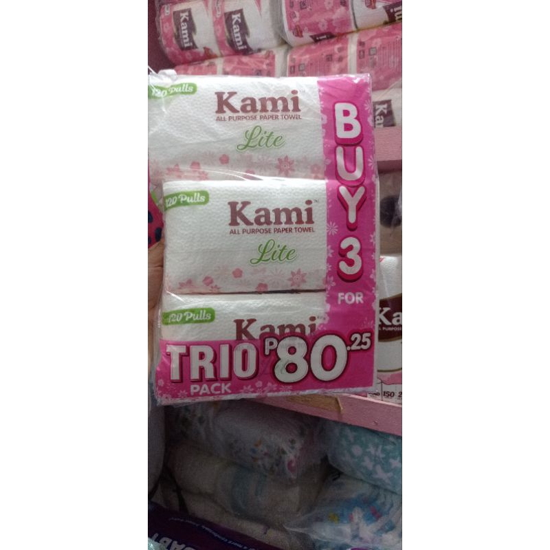 KAMI Paper towel tissue 175 pulls | Shopee Philippines