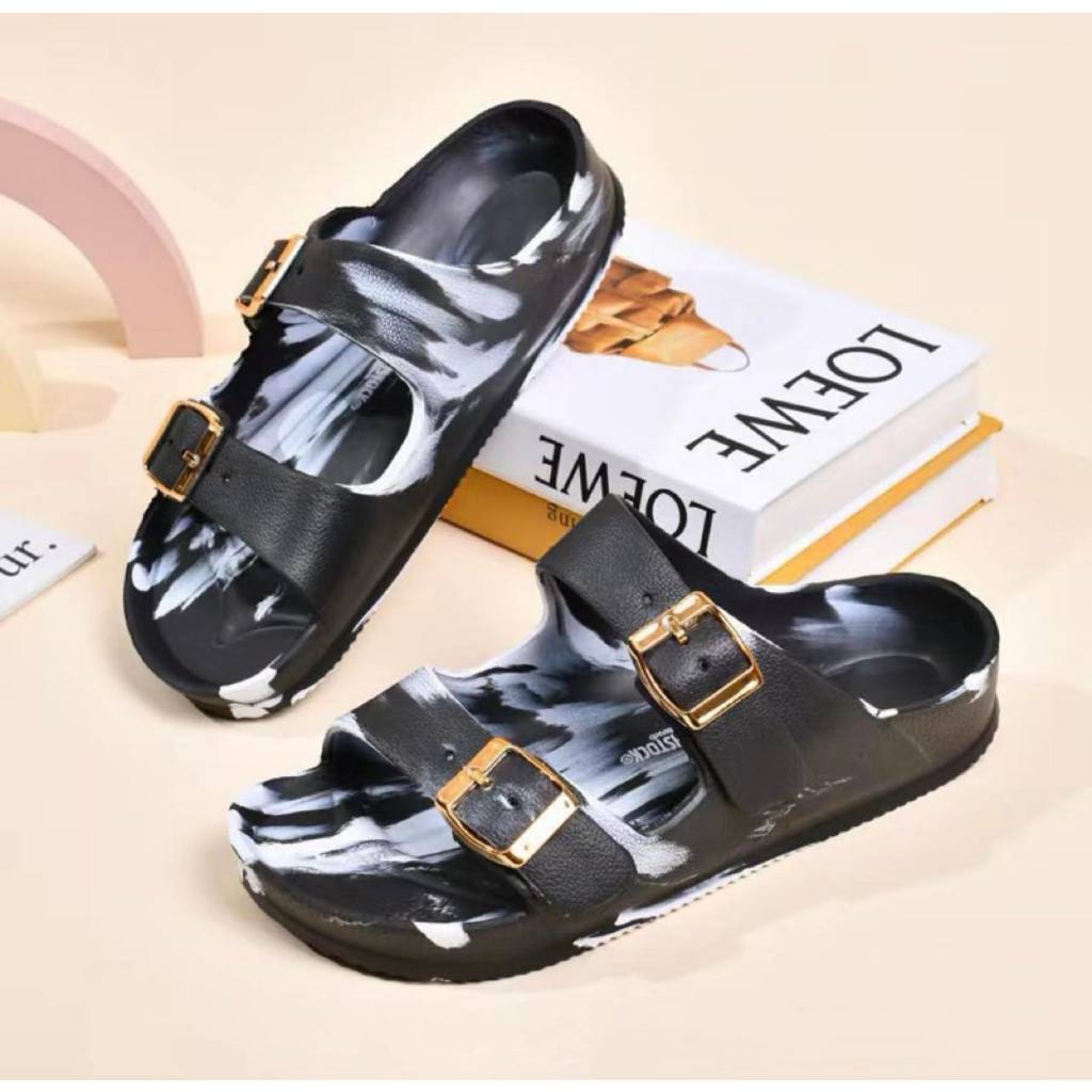 Soft EVA Two Strap Slides for Women (UNISEX) | Shopee Philippines