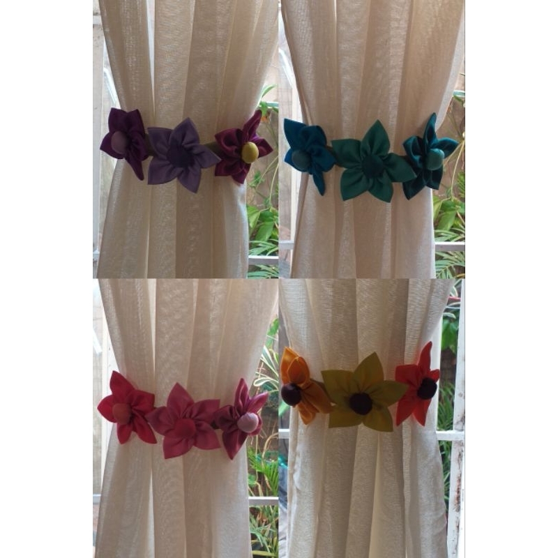 tri color curtain tie ( pantali Ng kurtina) para sa regular at ...