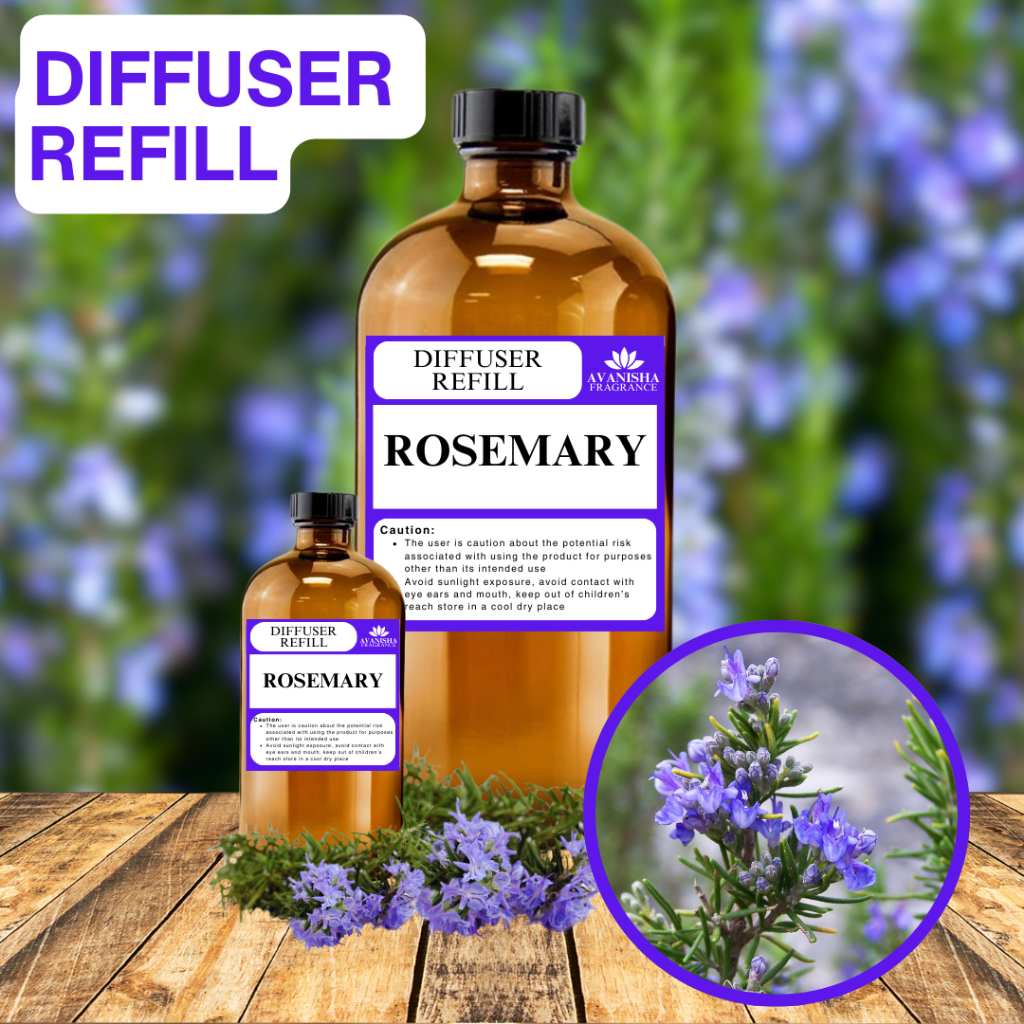 Rosemary, Diffuser Refill 120 ml Oil Base | Shopee Philippines