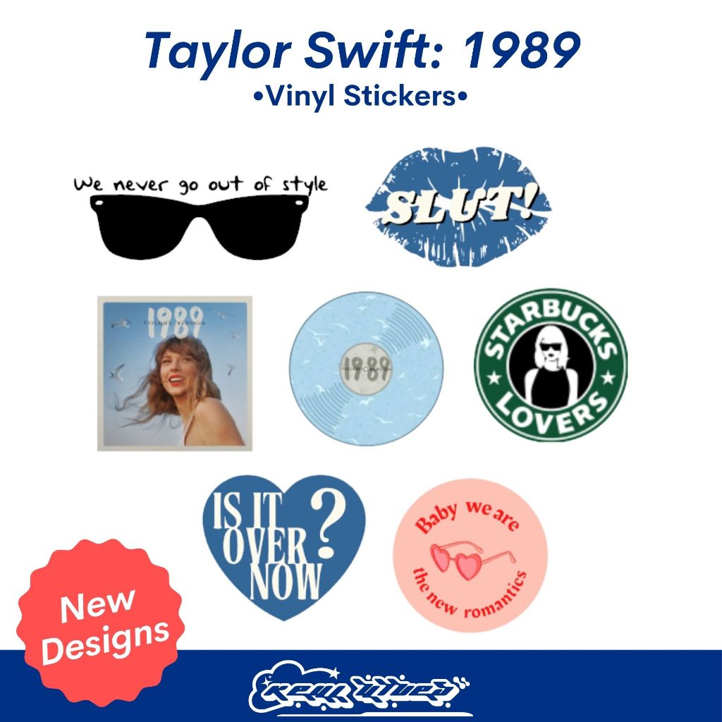 1989 Taylor Swift sticker taylors version swiftie artist singer ...