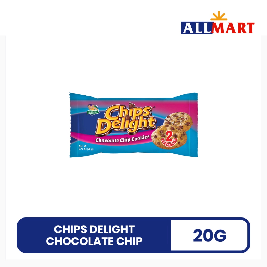 Chips Delight Chocolate Chip 20g - AllMart Online Grocery | Shopee ...