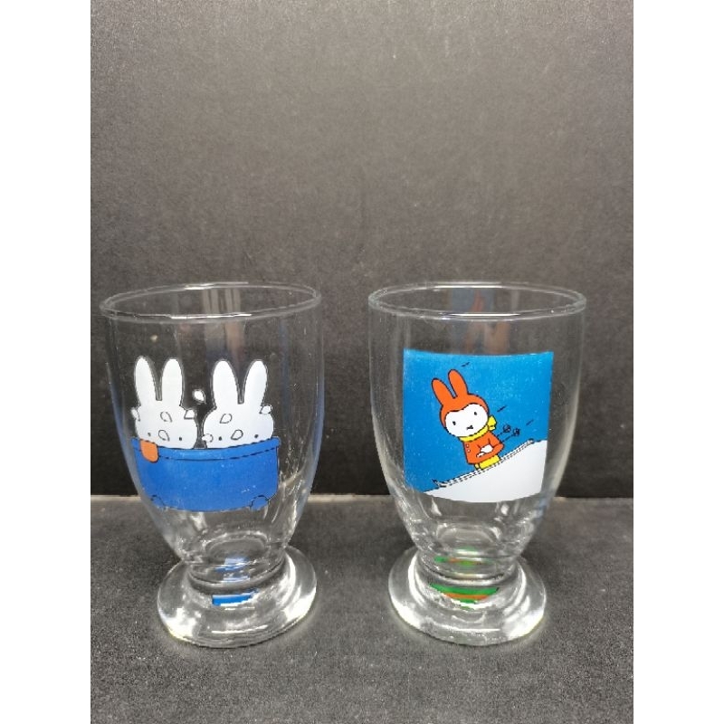 miffy glass set 2psc no original box available | Shopee Philippines