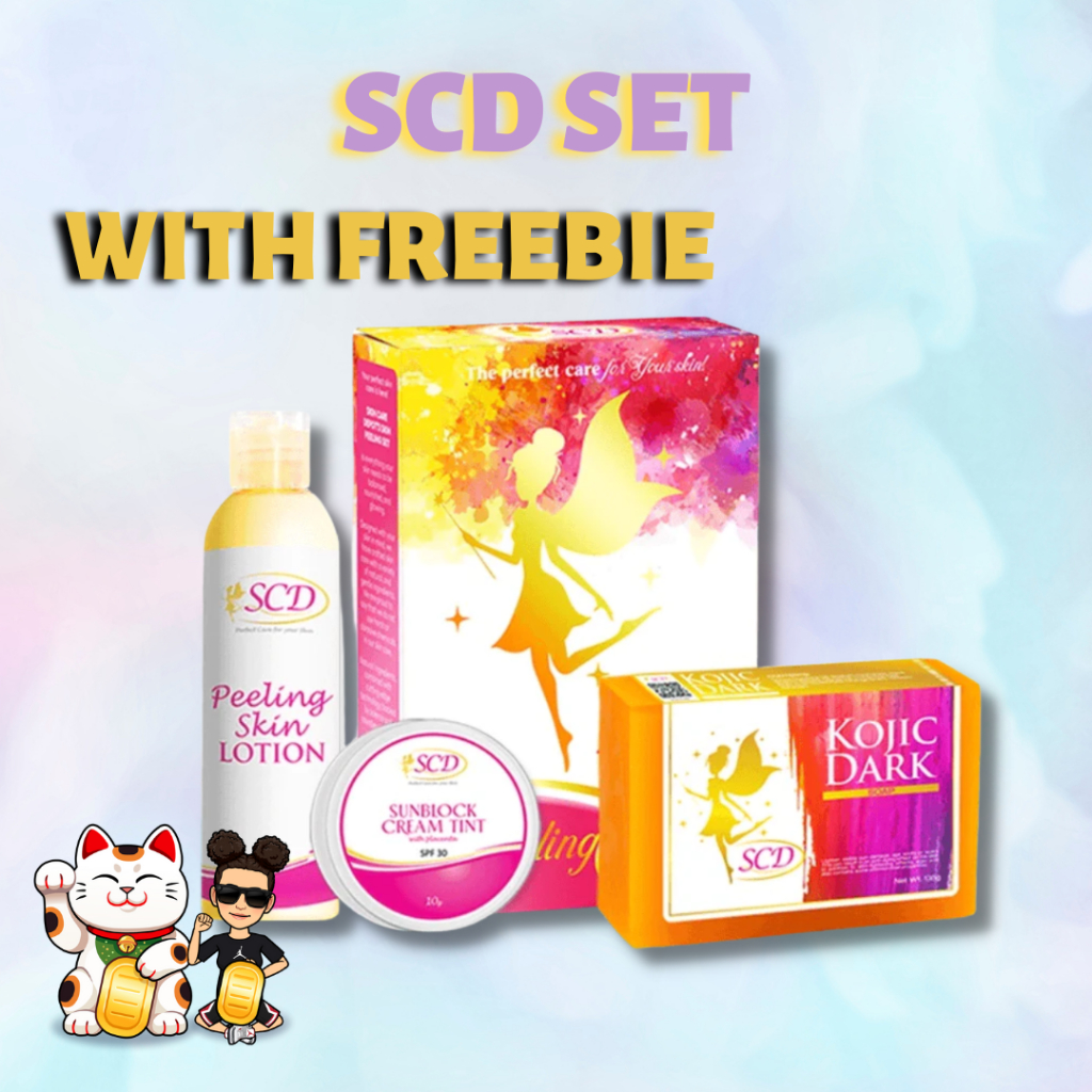 SET SCD BIG Peeling Skin Big Set with Kojic Soap, Sunblock, Peeling ...