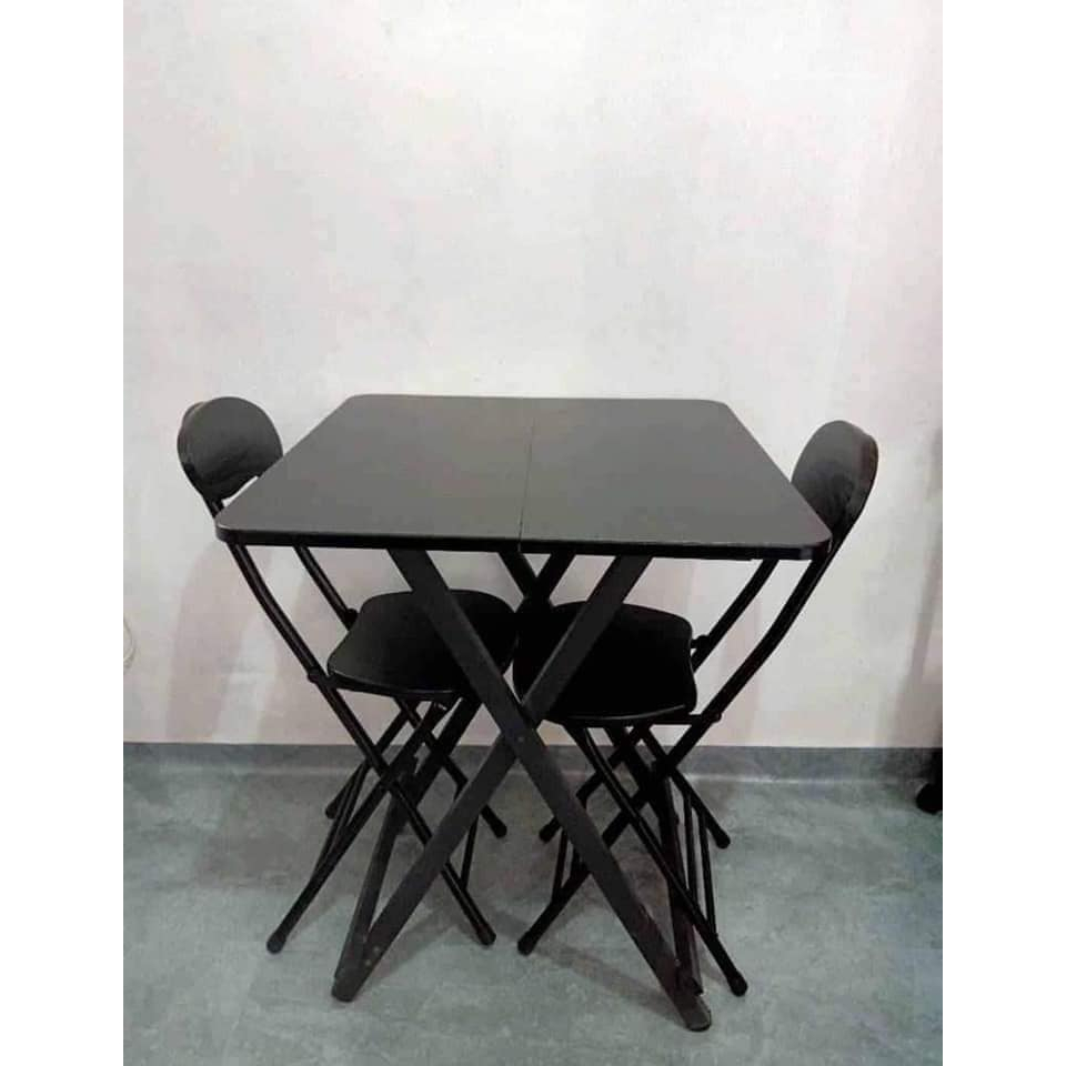 Foldable dining table Small household simple eating square simple ...