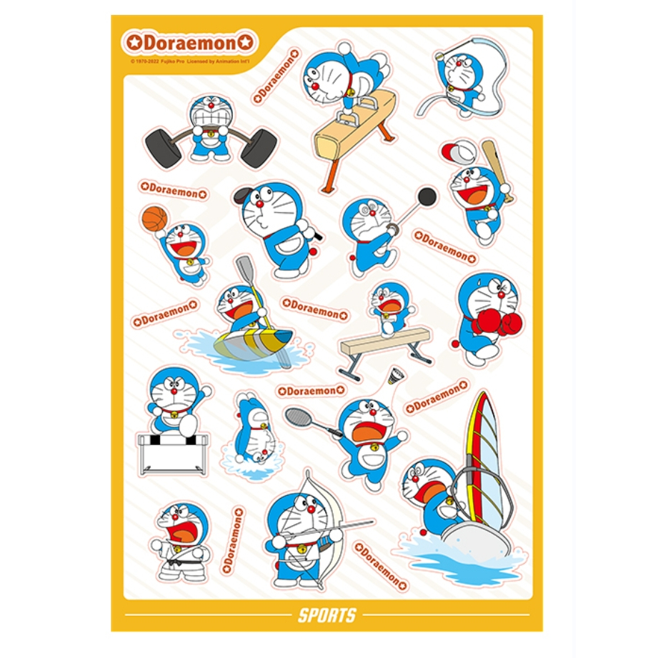 Rock Space Doraemon Cute Sticker Decorative Cartoon Stickers for ...