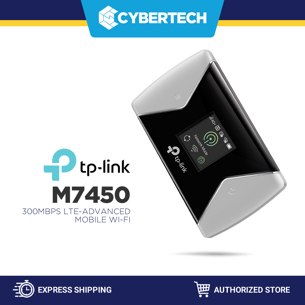 Cybertech TP-Link M7450 300Mbps LTE-Advanced Mobile Wi-Fi | Shopee ...