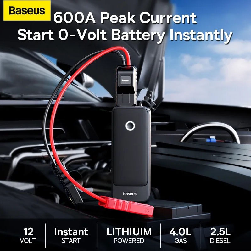 Baseus Super Energy Alpha Series Jump Starter 600A Portable Powerbank ...