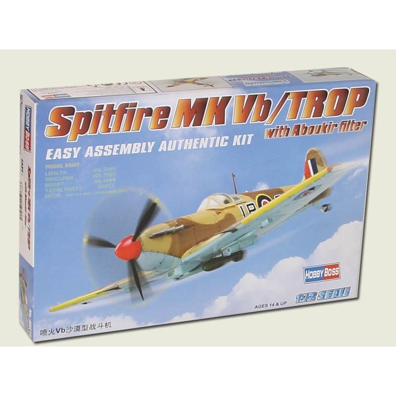 Hobby Boss 1/72 Spitfire Mk VB Trop | Shopee Philippines