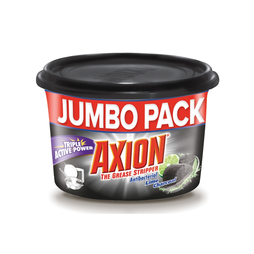 Axion Lime Charcoal Antibacterial Dishwashing Paste with Triple Active ...