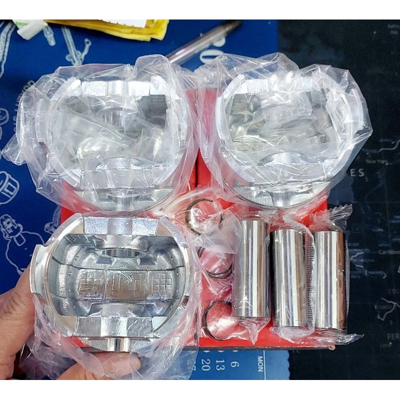 12111-82A00 SIZE STD PISTON ASSEMBLY FOR SUZUKI MULTICAB K6A (3CYL ...