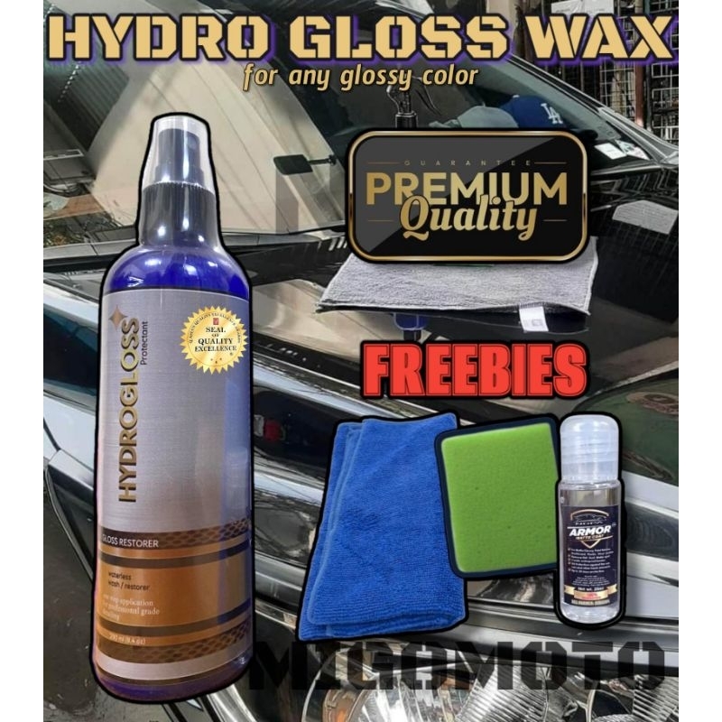 Hydro Gloss Wax Original 250 ML with 3 Freebies | Shopee Philippines