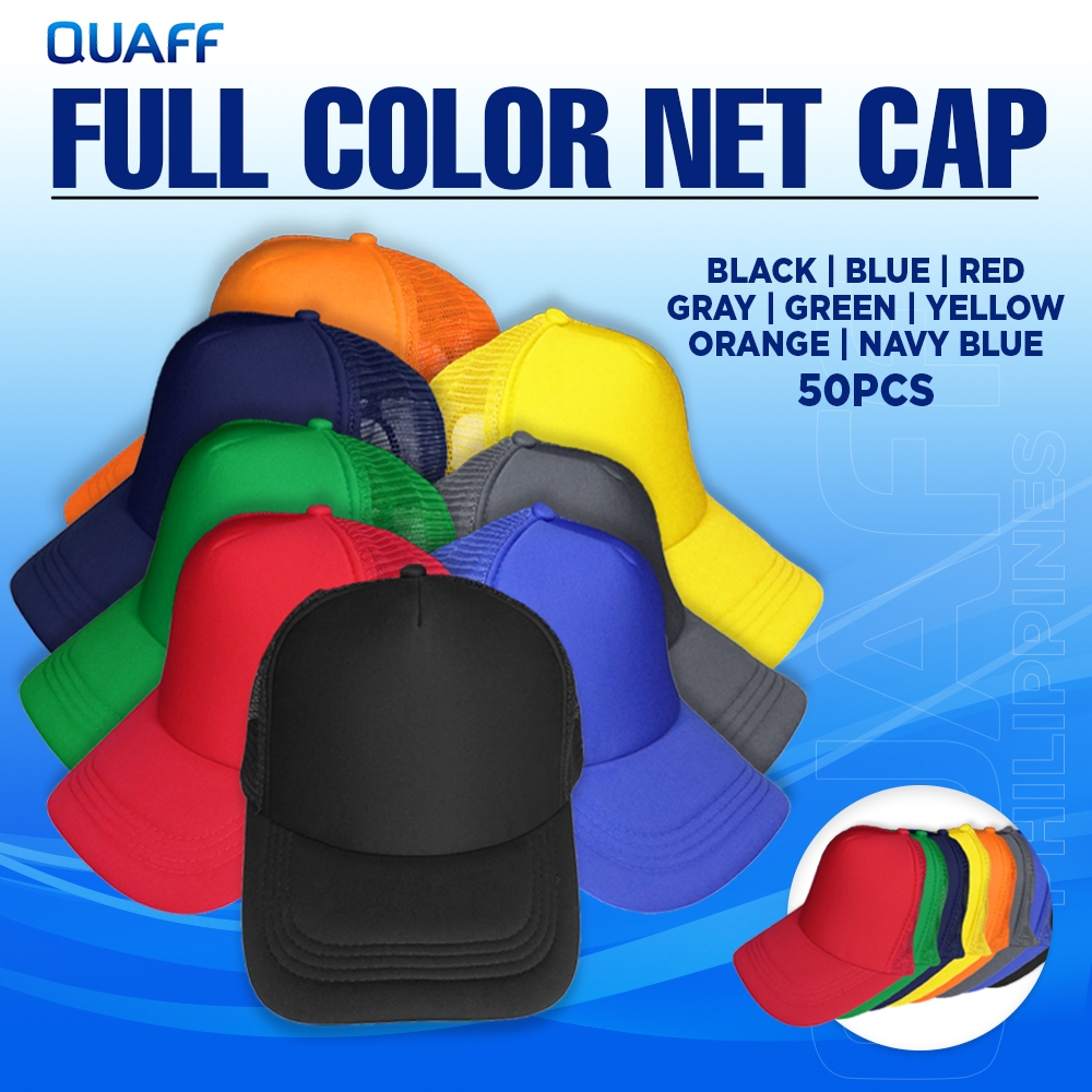 50pcs QUAFF Printable Mesh Cap for Men and Women Baseball Cap / Net ...