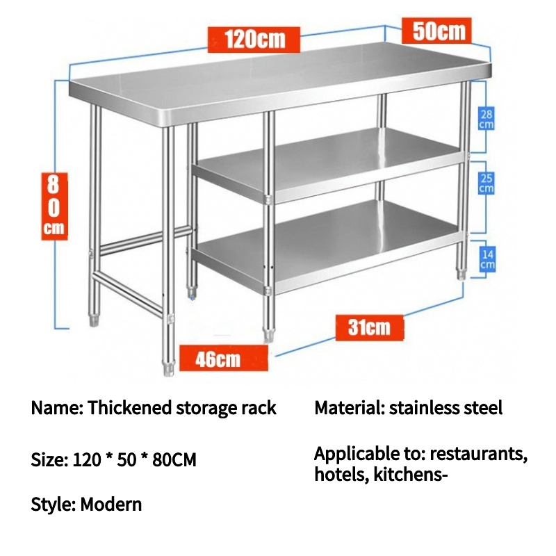 Stainless steel table storage table kitchen stainless steel ...