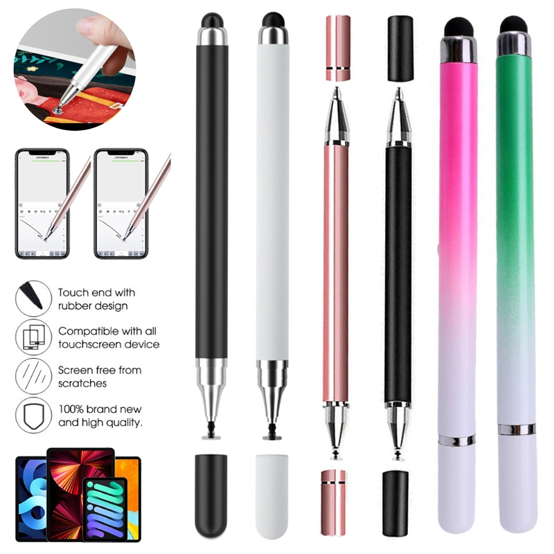 Stylus pen Double-headed Disc Silicone Tip Touch Pen Video Clip ...