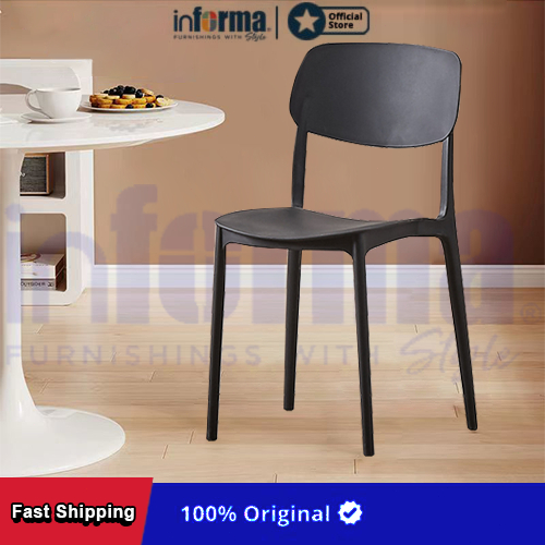 INFORMA 7colors Nordic home Chair Plastic Chair Cafe Chair Dining chair ...