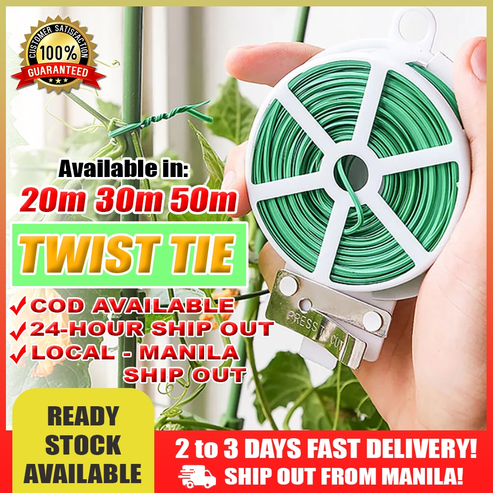 Garden Tie Wire With Cutter Twist Tie For Garden Vegetable Plants With ...