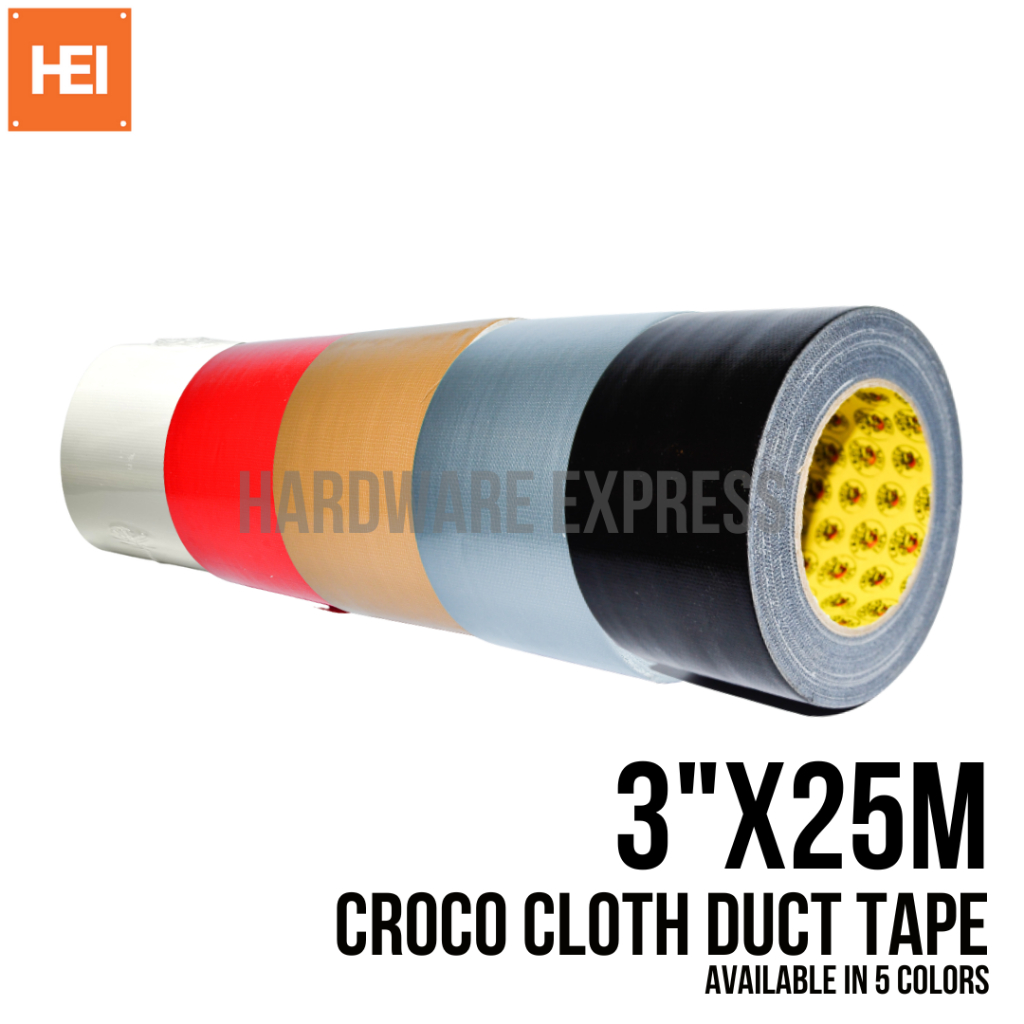 CROCODILE / Croco Cloth Duct Tape 3" x 25Mtrs | Shopee Philippines