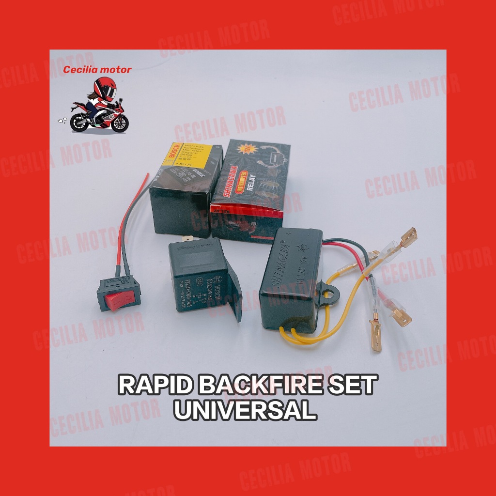 INTERRUPTER HORN RELAY RAPID BACKFIRE SET ADJUSTABLE | Shopee Philippines
