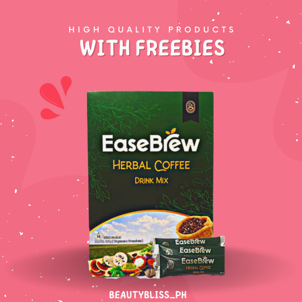 EaseBrew Herbal Coffee Drink Mix 100% Organic 10sachet for Diabetes ...