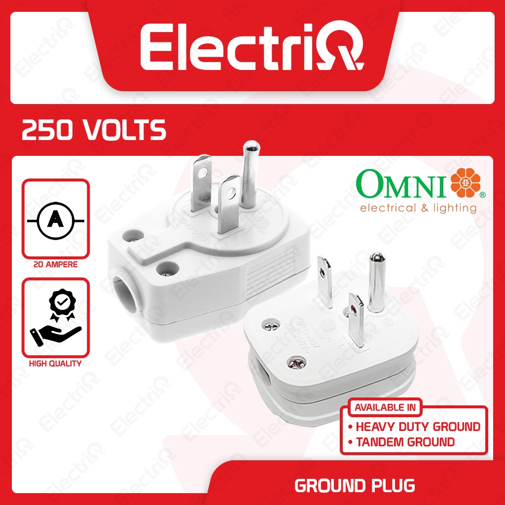 Electriq l Omni Heavy Duty Ground Plug & Tandem Ground Plug w ...