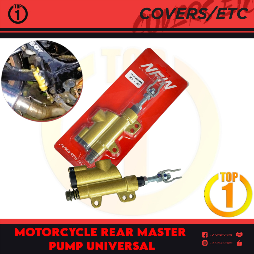 TOP1 PH (HYDRAULIC) REAR MASTER PUMP UNIVERSAL MOTORCYCLE | Shopee ...