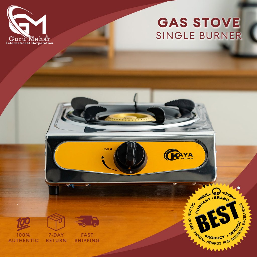 KAYA Gas Stove Single Burner Honey Comb Burner Easy Cleaning | Shopee ...
