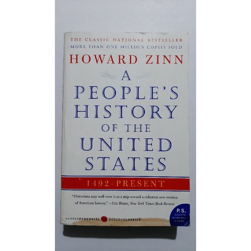 A People's History of the United States by Howard Zinn (HarperPerennial ...