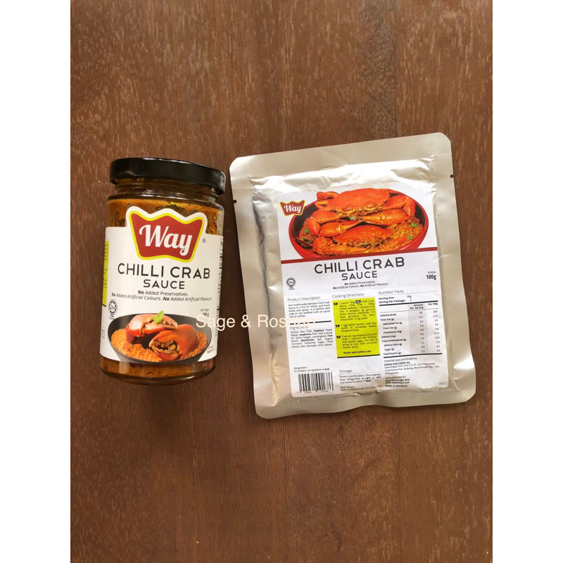 Way Chili Crab Sauce 100g Seafood Sauce | Shopee Philippines