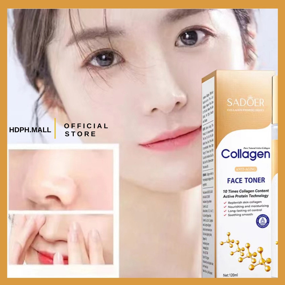 (BI) Face Toner Sadoer Collagen Anti-aging, Hydrating and Whitening ...