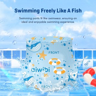 Aiwibi Baby Swimming Diaper Waterproof Pull-up Pants Diapers Disposable ...