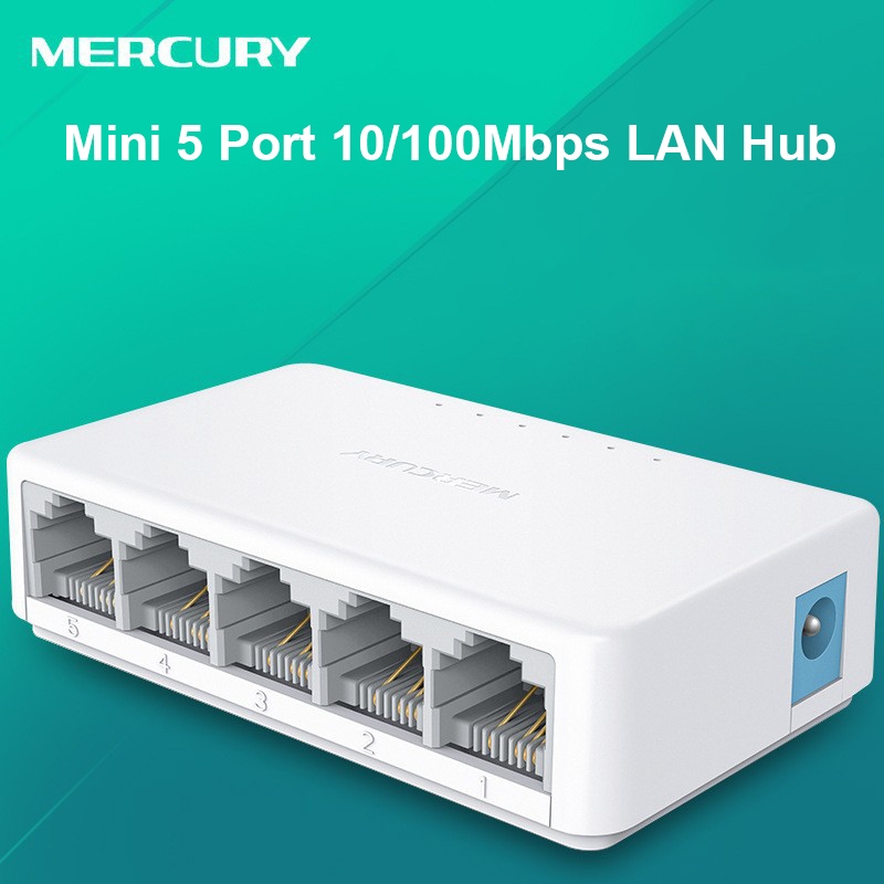 Rkt MERCURY S105C Ethernet Switch Mini 5 Port Desktop Ethernet Network ...