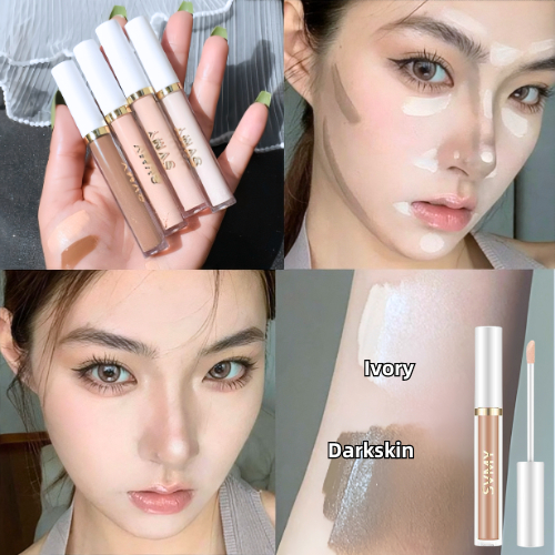 SVMY Liquid Concealer Full Cover High Gloss Foundation Flawless Covers ...