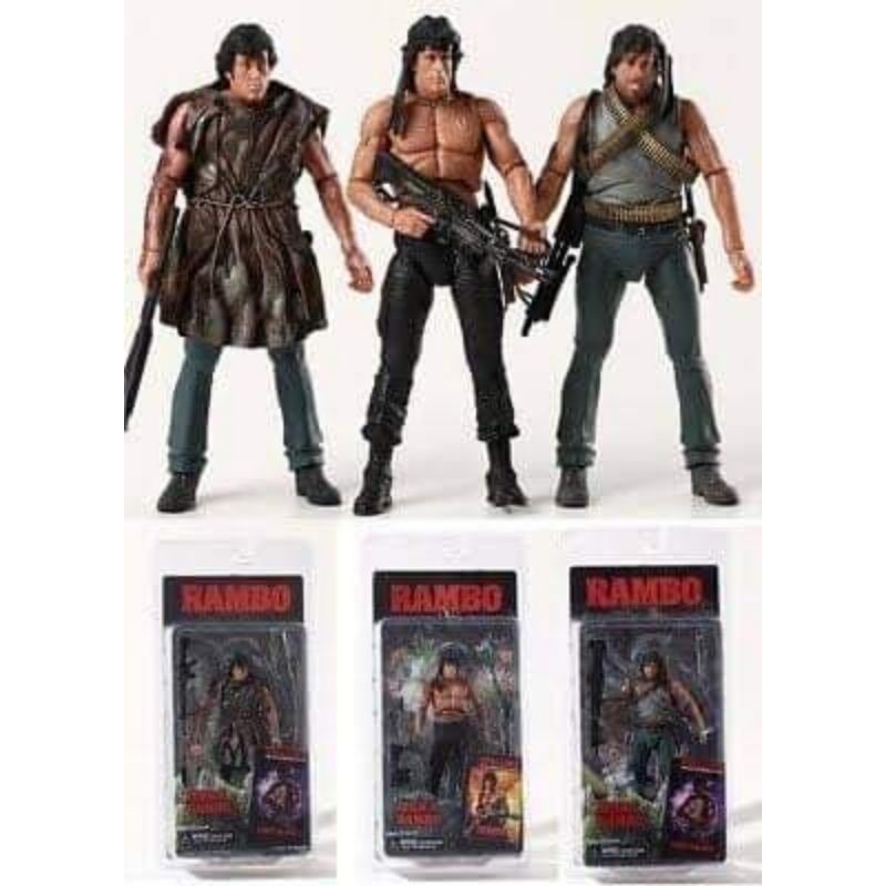 neca rambo 1 john j rambo k.o. | Shopee Philippines